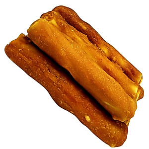 DOGCHEWZ™ Rawhide Free Basted Roll Chicken Wrapped Dog Chew Treats | Size 5 Inch (8 Count/Bag) - Gluten Free