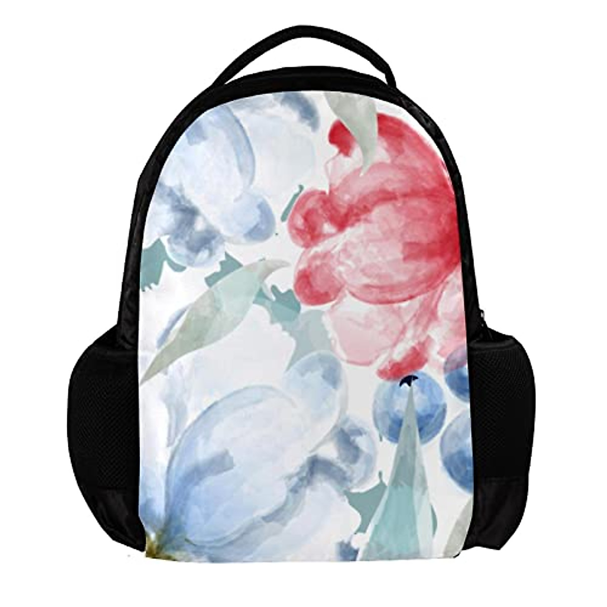 VBFOFBV Backpack for Women Daypack Laptop Backpack Travel Casual Bag, Pastorable Floral Blueberry