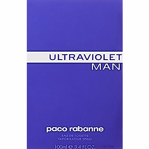 Ultraviolet By Paco Rabanne For Men. Eau De Toilette Spray 3.4 Ounces
