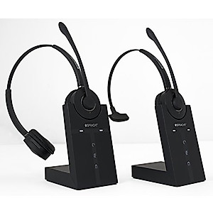 Spracht HS-2019 Zum Maestro DECT Stereo Dual Ear Wireless Headset for Desktop Phones