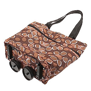 Shopping Tote Bag Trolley Trolley Large Tote Bags Foldable Shopping Bag Shopping Trolly on Wheel Folding Shopping Bag Grocery Tote Bag Trolley Bag Groceries Storage Bags Cloth