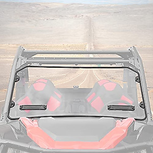 A & UTV PRO Front Full Windshield for Polaris General 1000 /General 4 1000 /XP 1000 /XP 4 1000 2016-2023, Clear Tough Hard Coated Poly Vented Window Accessories, Replace OEM # ‎2884337