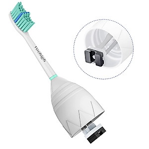 Vochigh Replacement Toothbrush Heads Compatible with Philips-Sonicare: fits e-Series HX7022 CleanCare & Xtreme Screw-on Electric Brush Handles, 6 Pack