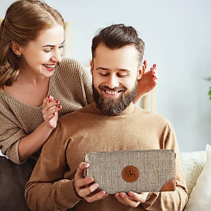 Yard House Mens Bath and Body Gift Set - Musk and Blonde Woods - Luxury Fathers Day Gifts From Daughter, Wife, Son For Dad, Husband - Relaxing Spa Kit for Him in Toiletry Bag w. Full Size Items