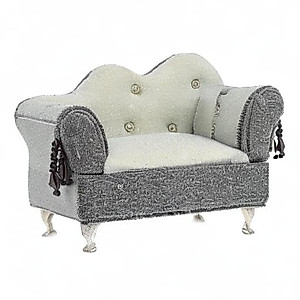 ibasenice Jewelry Storage Box Sofa Jewelry Box Nordic Jewelry Armoire Sofa Couch Beautiful Jewelry Case Dollhouse Furniture Desktop Decoration for Women Girls