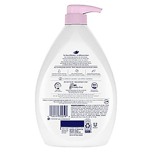 Dove Body Wash with Pump For Dewy, Supple Skin Peony and Rose Oil Cleanser That Effectively Washes Away Bacteria While Nourishing Your Skin 34 oz