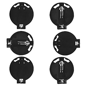 WMYCONGCONG 30 PCS CR2032 CR2025 Coin Button Cell Battery Holder Case, Black