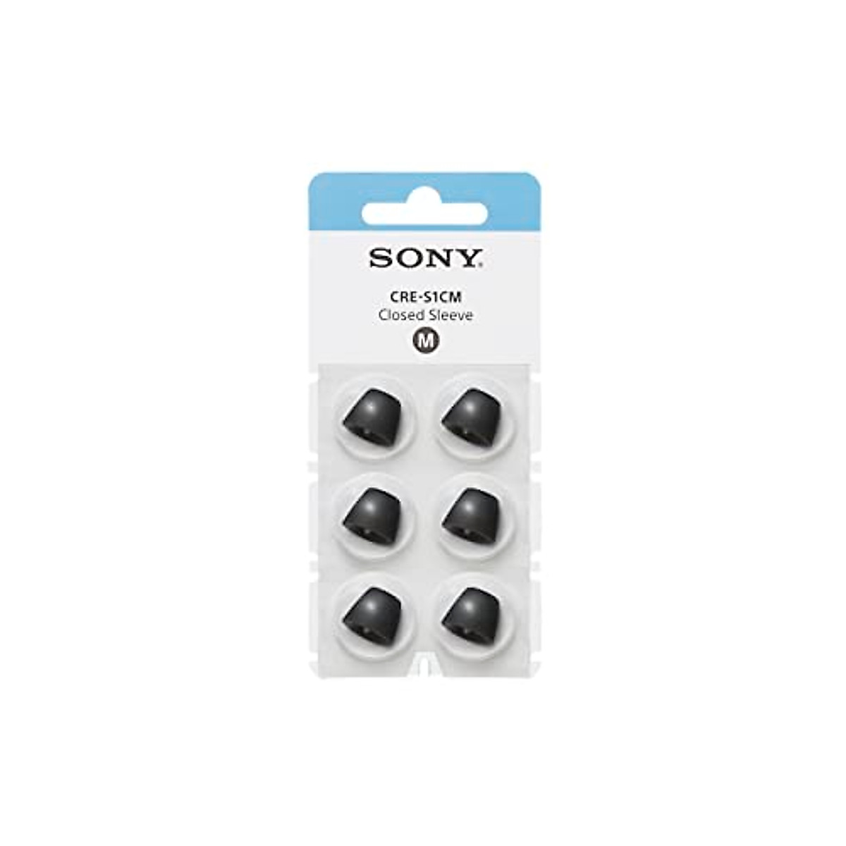 Sony Closed Sleeve for The CRE-E10 Self-Fitting OTC Hearing Aid, Medium CRE-S1CM