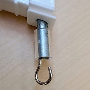 Heavy Duty Square Hole Wand Tilter High Profile for Horizonal Blinds (White, Pack of 1)