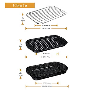 Granite Ware Roaster/Broiler Set, 2-Piece