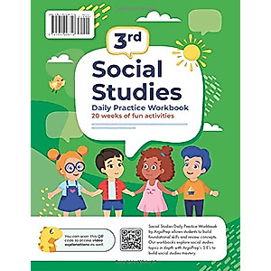 3rd Grade Social Studies: Daily Practice Workbook | 20 Weeks of Fun Activities | History | Civic and Government | Geography | Economics | + Video ... Each Question (Social Studies by ArgoPrep)