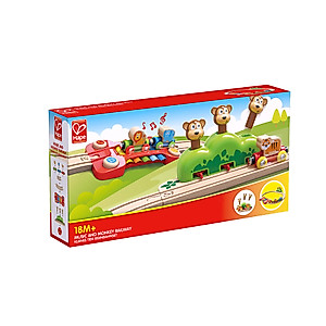 Hape Music and Monkeys Toddler Railway Train