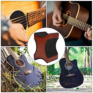 Mahogany Neck Rest Support, Universal Desktop Stand Musical Instrument Repair Tool