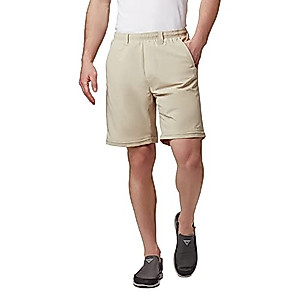 Columbia Men’s Backcast Convertible Sun Pants, Quick Drying Fossil