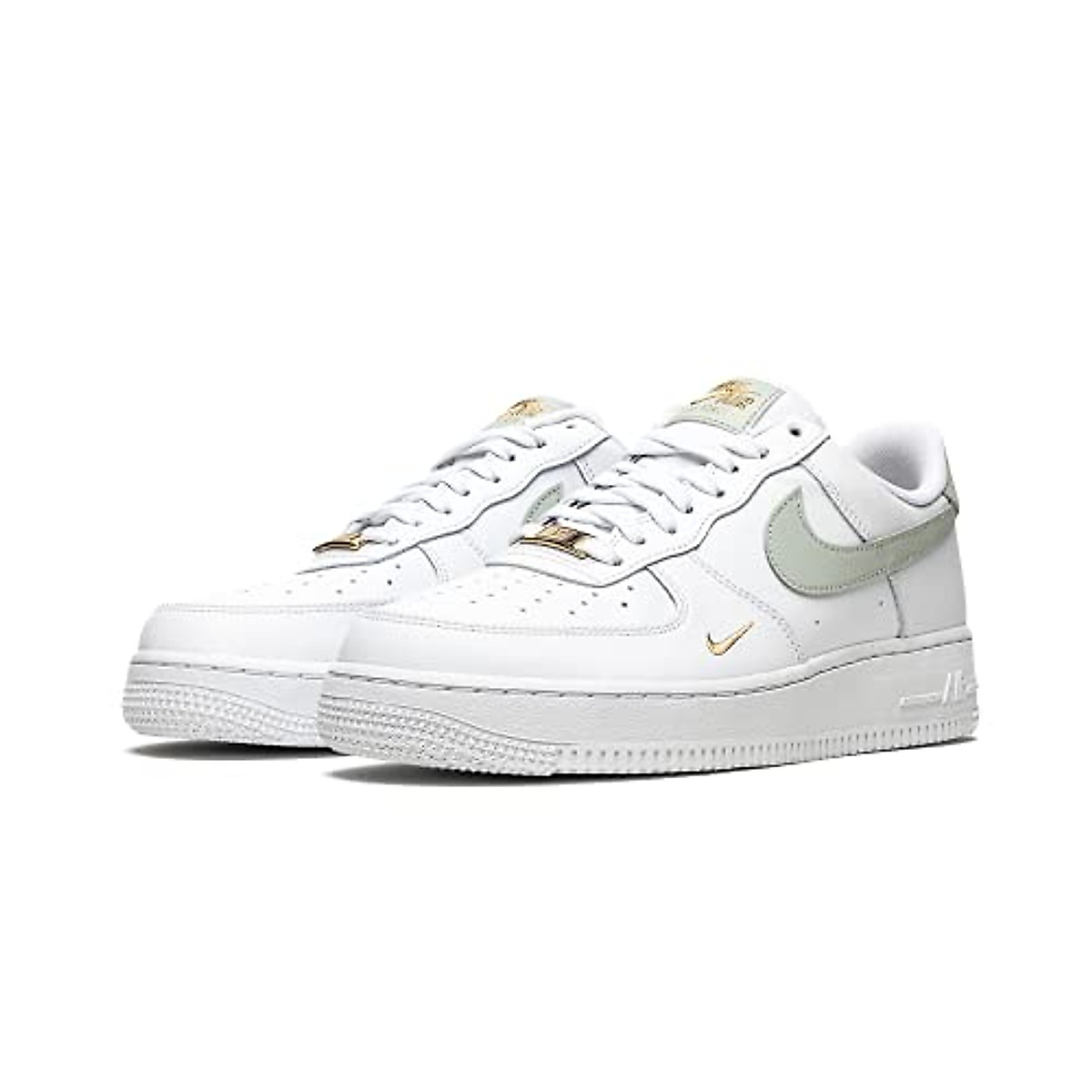 Nike Womens WMNS Air Force 1 Low CZ0270 106 White/Grey/Gold - Size 7.5W