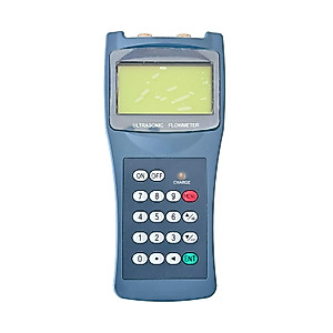 SULMILE TDS-100H-M2 Ultrasonic Flow Meter Flowmeter Water Flowmeter with Medium Size M2 Clamp on Transducer for DN50-700mm Pipe