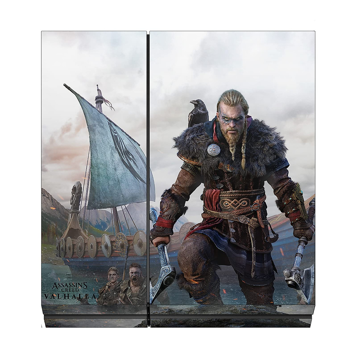 Head Case Designs Officially Licensed Assassin's Creed Male Eivor 2 Valhalla Key Art Vinyl Sticker Gaming Skin Decal Cover Compatible With Sony PlayStation 4 PS4 Console