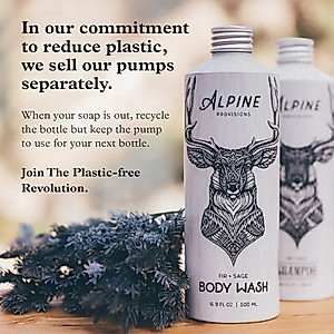 Alpine Provisions Cedar & Sandalwood Conditioner - Naturally Moisturize, Repair, & Strengthen with Essential Oils, Sunflower oil & Aloe Vera, Vegan, Sulfate - Plant-Based Hair Care - 16.9 FL Oz