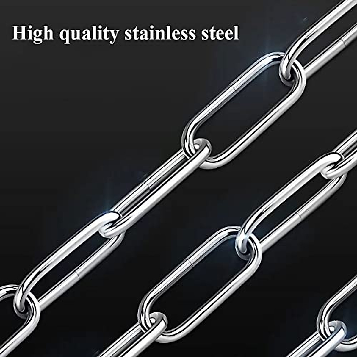 Hangers Space Saving Chain, Closet Organizer and Storage, Magic Hanger Stainless Steel Metal with 10 Holes for Hanging Clothes, College Dorm Room Essentials，Cascading Hangers Gain 90% More Space