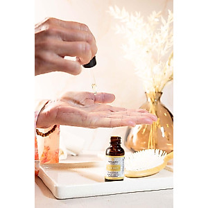 Vitality Extracts Hair Envy - Natural Hair Growth Serum - 100% Pure Essential Oils, 15 Plant Extracts, No Synthetics, No Parabens - Strengthen Hair, Minimize Breakage, Stimulate Follicles