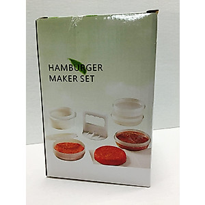 Hamburger Press Patty Maker Freezer Containers - All In One Convenient Package - 10 Pieces Set Hamburger Patty Mold - Essential Tool to Make hamburger Patties – Ideal BBQ Gift For Family And Friend