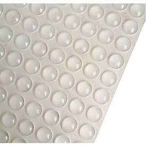 100 Pcs Self-Adhesive Rubber Feet Semicircle Bumpers Door Buffer Furniture Pad