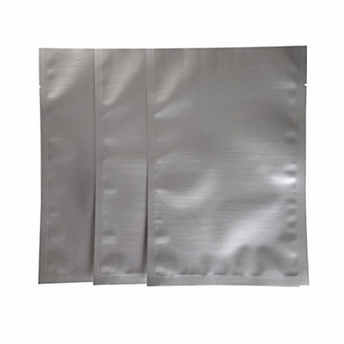 7.5 Mil Mylar Bags/Pouches - Multiple Sizes Genuine Aluminum Foil-Lined Bag for Long Term Food, Grain, Rice, Baking, Storage Container (50) (8"x12")