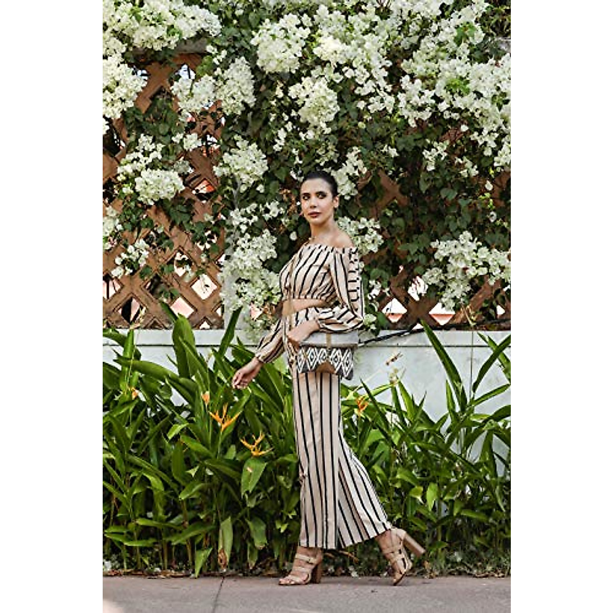 Myra Bag Grumpy Upcycled Canvas & Cowhide Small Crossbody Bag S-1516