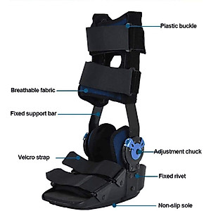 Walking Boot Fracture Boot for Broken Foot Adjustable and Breathrable Foot Support Stabilizer Orthotic Sleeping Immobilizer for Achilles Tendon Surgery Ankle Fractur Sprains Ankle Brace for Women & Me