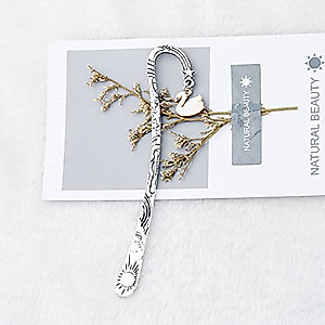 MYOSPARK Swan Bookmark Swan Inspired Jewelry Swan Lover Gift Bird Lover Gift Bookmark Literary Reader Gift (Swan Bookmark)