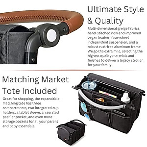 Austlen Entourage 2.0 Double Stroller in Navy (Also Available in Black)