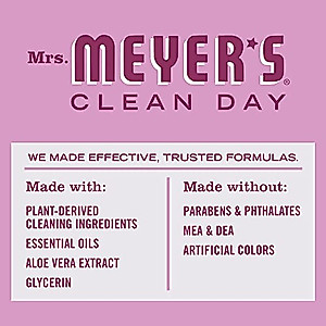 MRS. MEYER'S CLEAN DAY Liquid Dish Soap, Biodegradable Formula, Peony, 16 fl. oz