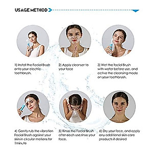 LEZHISNUG Replacement Brush Heads Compatible with Oral b, Facial Cleansing Brush fit for Electric Toothbrush, Face Brush fit for Precision Clean/7000/Pro 1000/9600/ 500/3000/8000 Toothbrush (Pink)