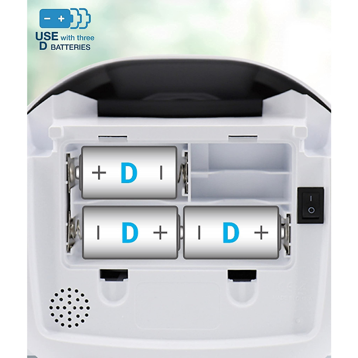 Rosewill Automatic Pet Feeder Food Dispenser for Cat or Dog, Up to 6.5 lbs of Dry Food with Alarm, Portion Control & Voice Recorder, Programmable, USB & Battery Powered, White - (RPPF-21001)