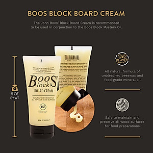John Boos Block BWCB Butcher Block Board Cream, 5 Ounce
