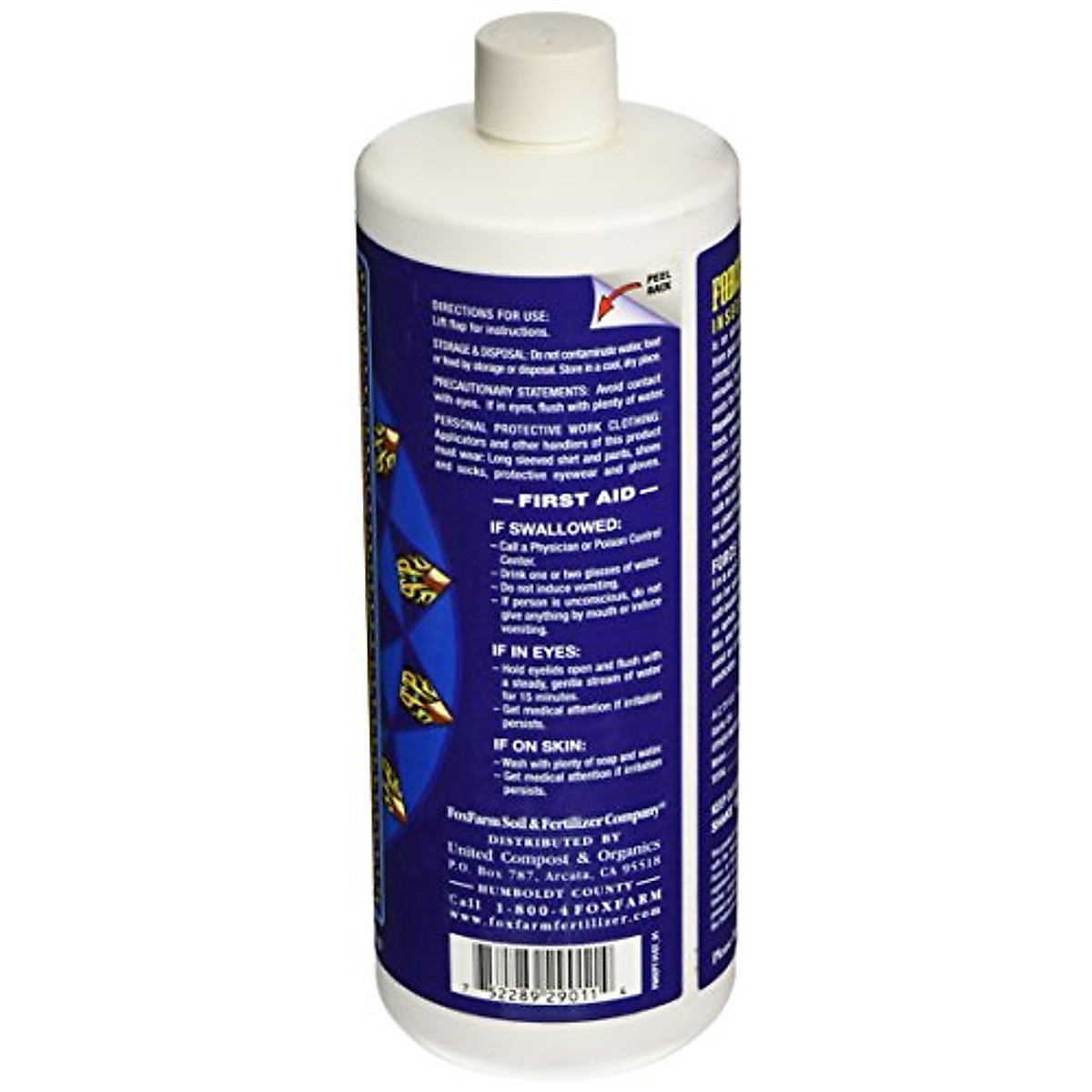 Fox Farm BushDoctor Force of Nature Insect Repellent Repels Insect Quart Foxfarm