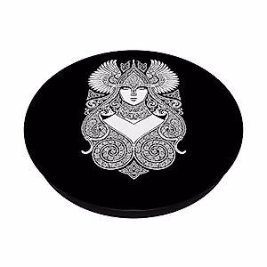 Viking Freyja Symbol - Norse Mythology Goddess PopSockets Swappable PopGrip