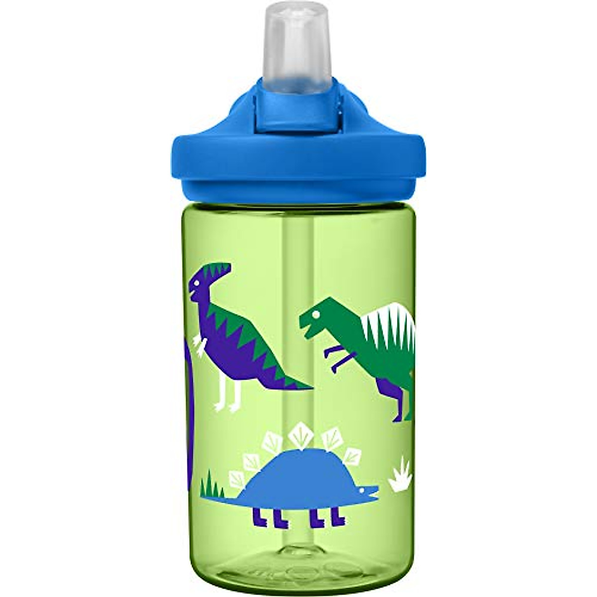 CamelBak Eddy+ Kids BPA-Free Water Bottle with Straw, 14oz, green, Model Number: 2282301040