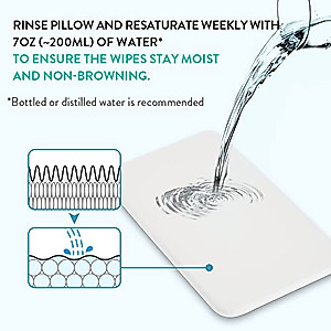 Prince Lionheart Ever-Fresh Replacement Pillows for Ultimate Wipes Warmer, 6 Count