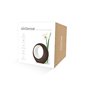 iBaby Airsense Smart Baby Audio Monitor, Temperature, Humidity & VOC Detector, Darkwood