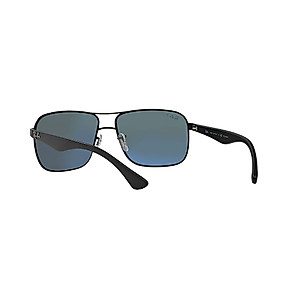 Ray-Ban Men's Rb3516 Metal Square Sunglasses