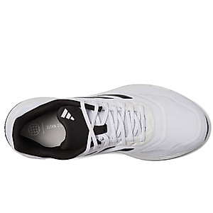 adidas Men's Duramo 10 Running Shoe, White/Black/White, 9