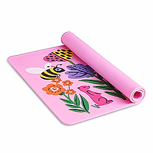 Munchkin® WildLove Reversible Silicone Placemat for Kids, 1pk, Bee