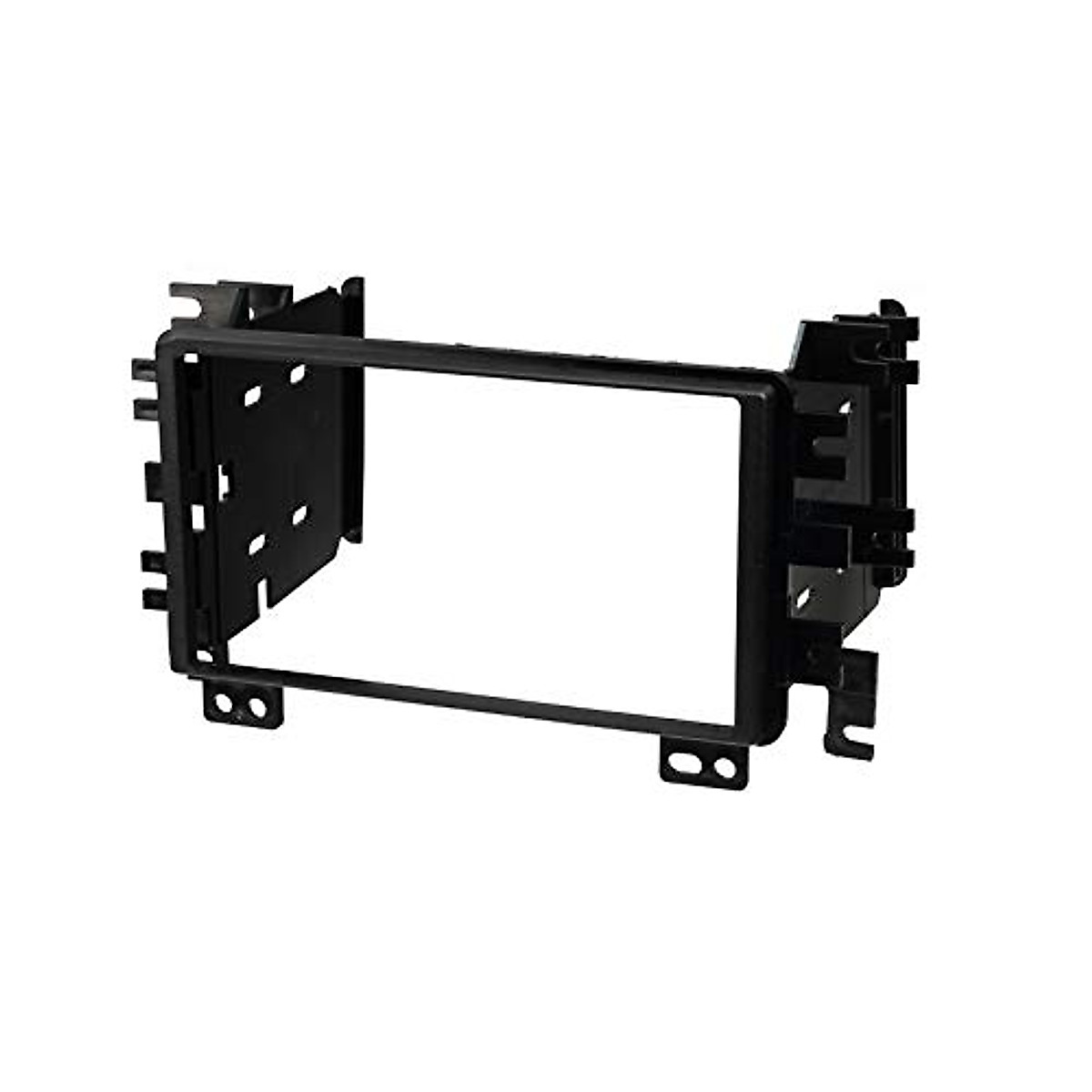 Scosche FD3090B Compatible with Select 1995-2016 Ford, Mercury, Lincoln and Mazda Double DIN & DIN+Pocket Dash Kit Black