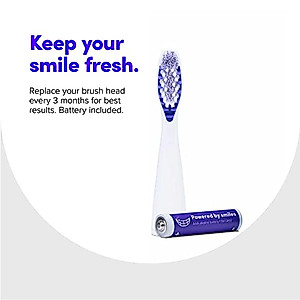 SmileDirectClub Electric Toothbrush Club Edition with Aligner Brush Head and 3-in-1 Travel Case, Mirror Mount, and Stand, Blurple