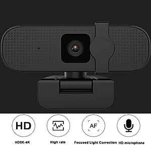 Sanpyl 4K USB Computer Web Camera with Autofocus for Gaming Video Recording, Plug and Play Webcam