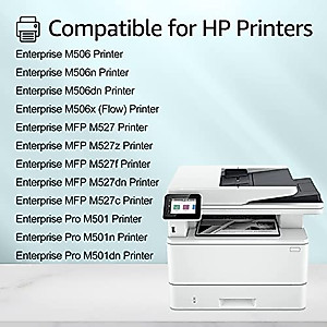 greencycle High Yield Compatible Toner Cartridge Replacement for HP 87X CF287X Work with Laser Jet Enterprise M506 M506n M506dn MFP M527 M527z M527f M527dn Pro M501 M501dn Printer (Black, 10-Pack)