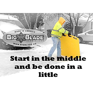 BigBlade Lightweight Easy to Use Snow Removal and Ice Scraper Tool (48 X 40 in)
