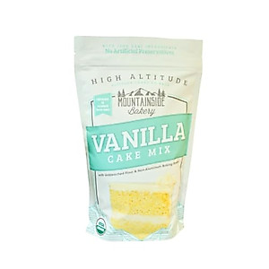 Organic High Altitude Vanilla Cake Mix