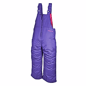 Arctix Infant/Toddler Chest High Snow Bib Overalls, Purple, 5T